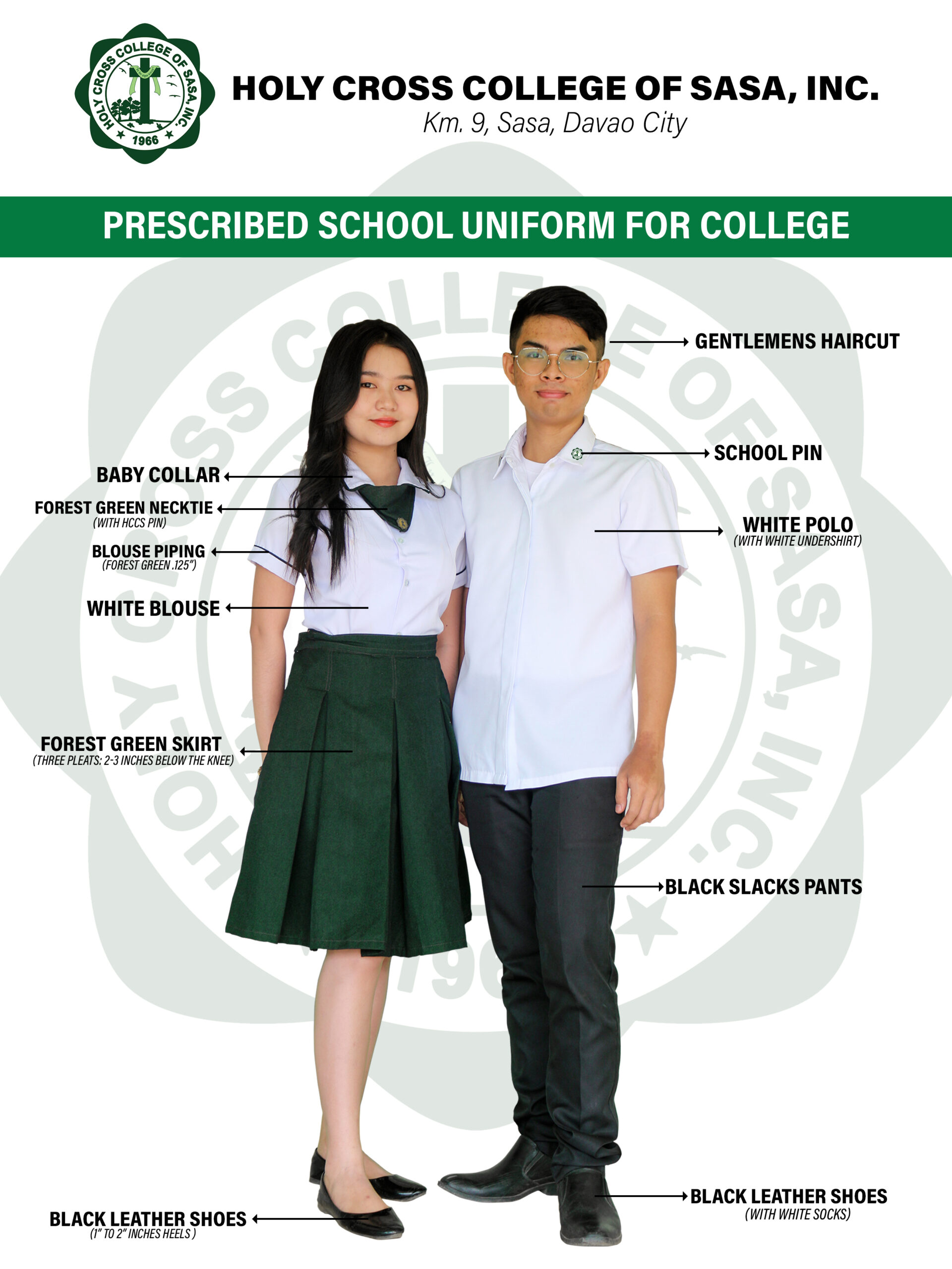 School Uniforms – Holy Cross College of Sasa, Inc.
